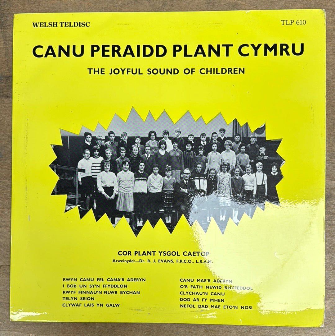 Vinyl: Canu Peraidd Plant Cymru - Côr Plant Ysgol Cae Top