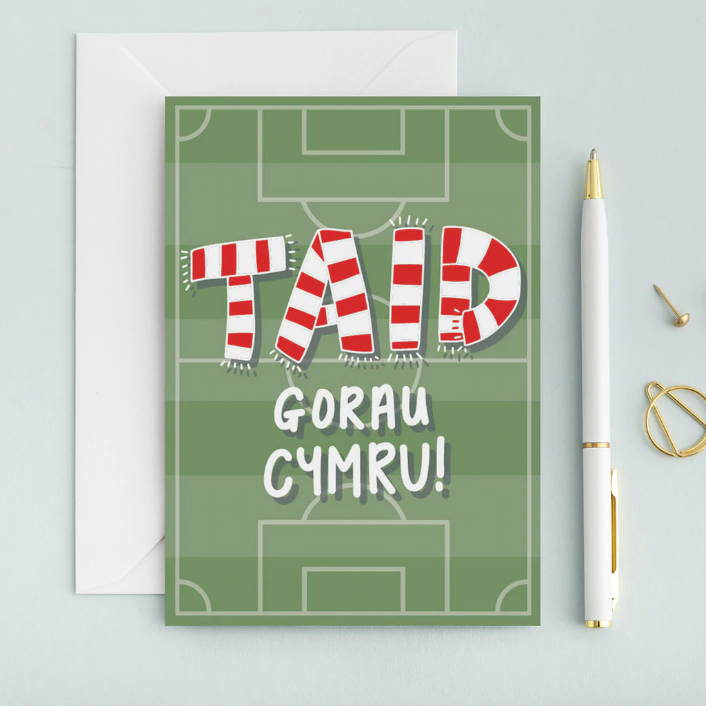 Welsh Father's day card 'Taid Gorau Cymru' Best Grandad in Wales - Foo