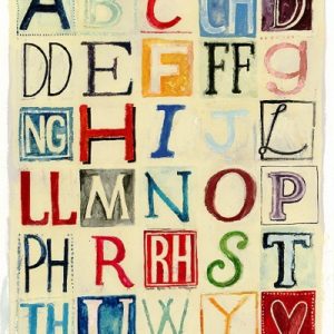 Yr Wyddor – A3 Poster