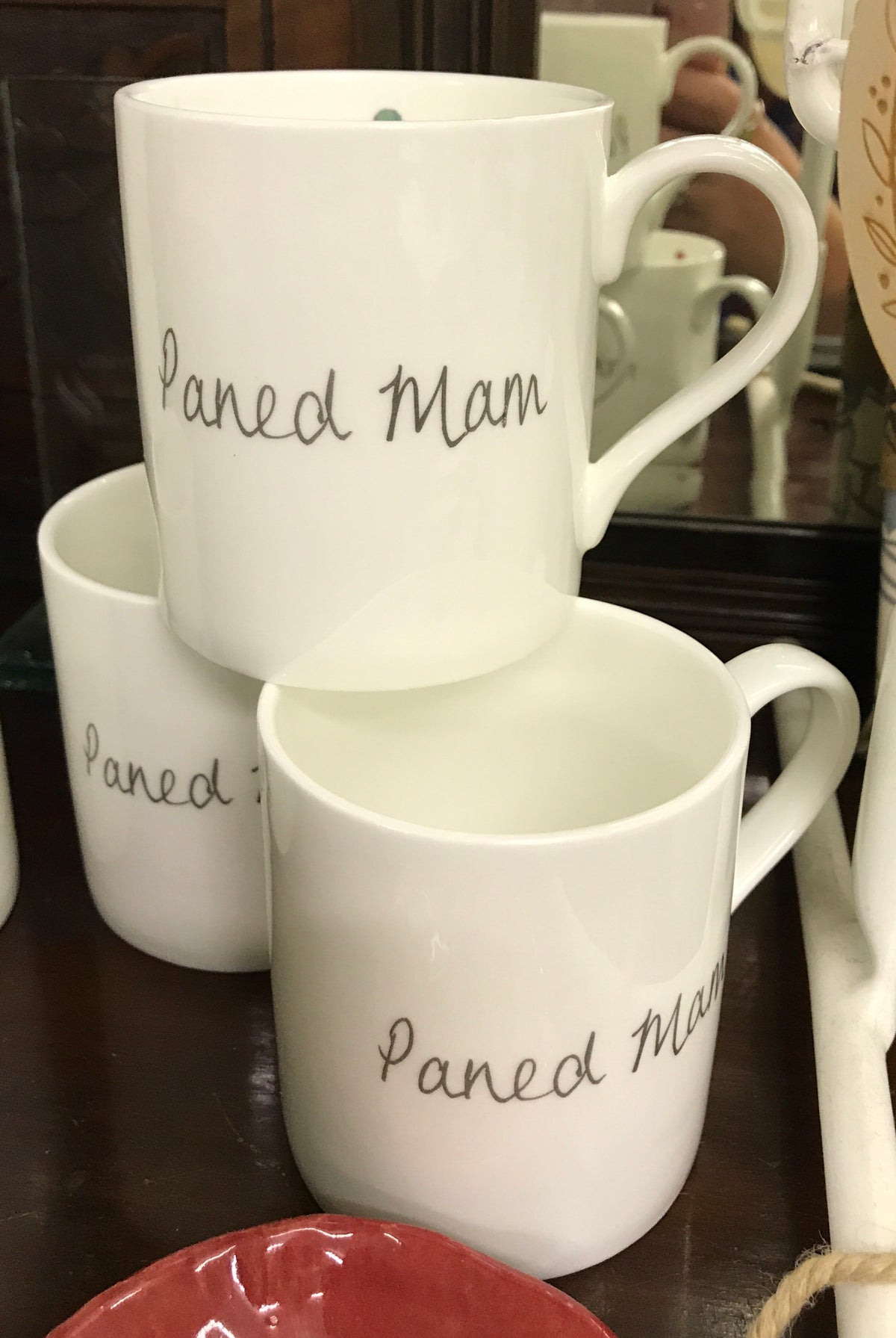 Paned Mam Bone China Mug - Small